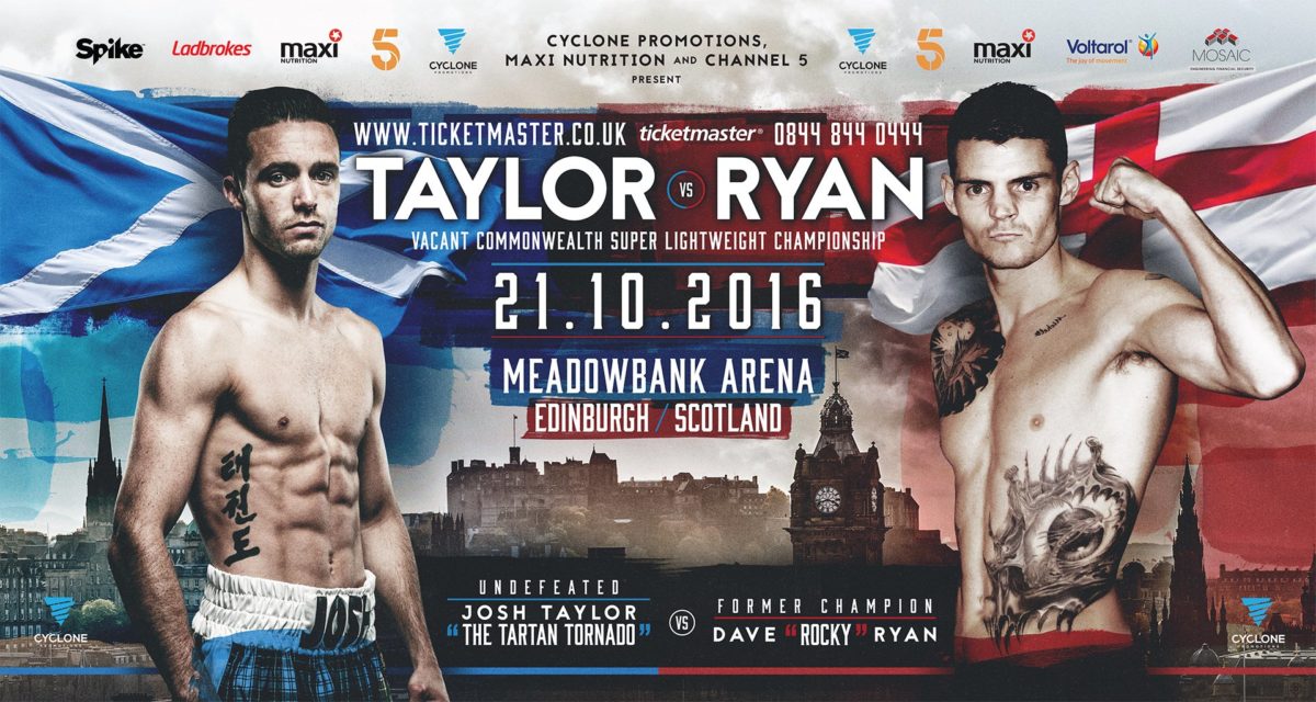 Cyclone Promotions boxing special! Josh Taylor v Dave Ryan