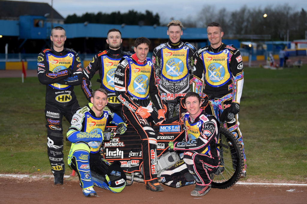 Edinburgh Monarchs. Speedway at Armadale Stadium.