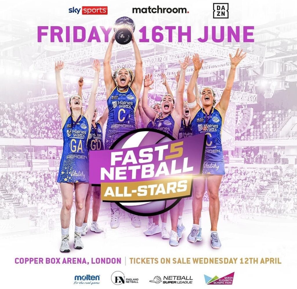 Fast5 Netball All-Stars | 🏐 Netball | Spectator info