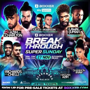 BOXXER Breakthrough Super Sunday tickets | 🥊 Spectator info