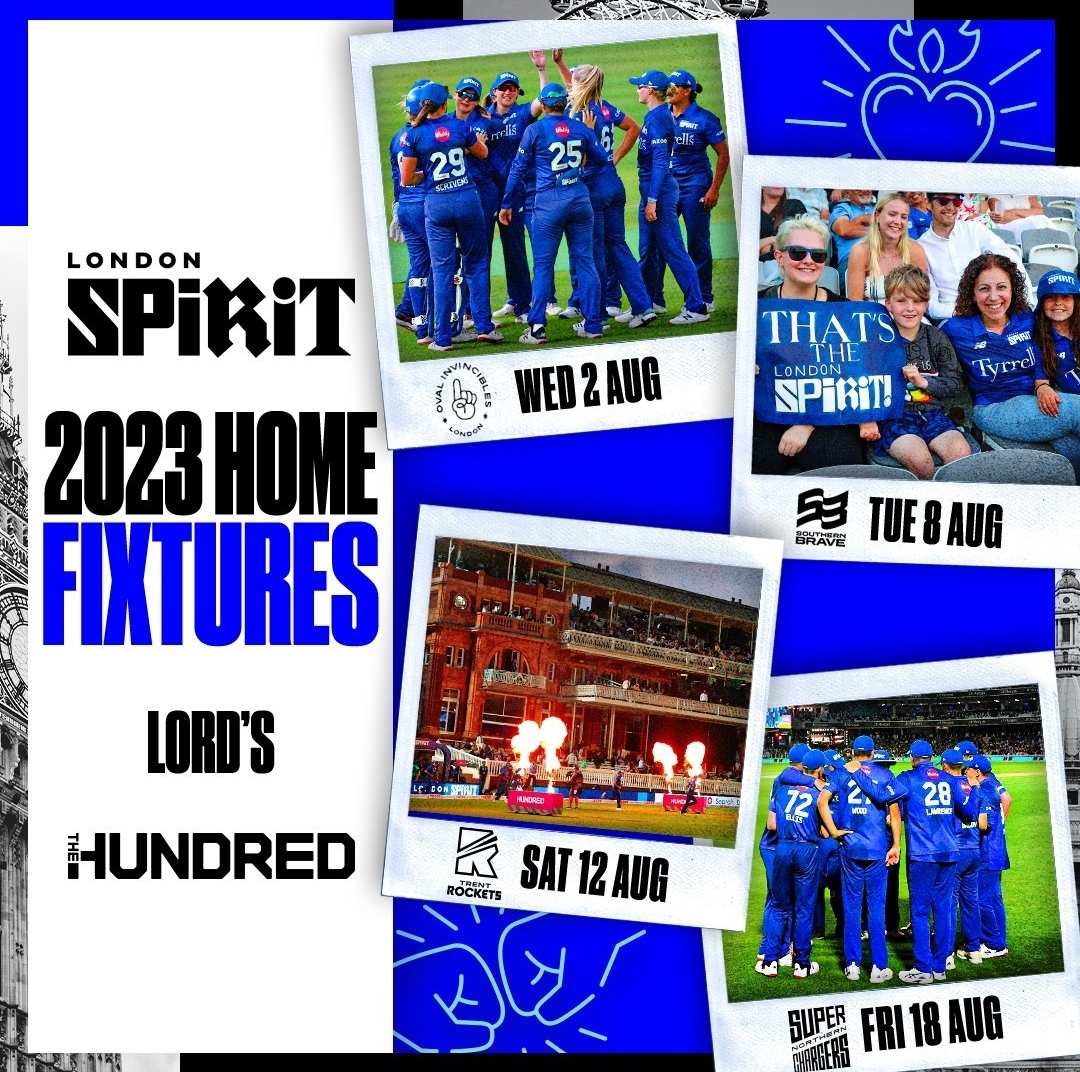 London Spirit in The Hundred | 🏏 Cricket | Spectator info
