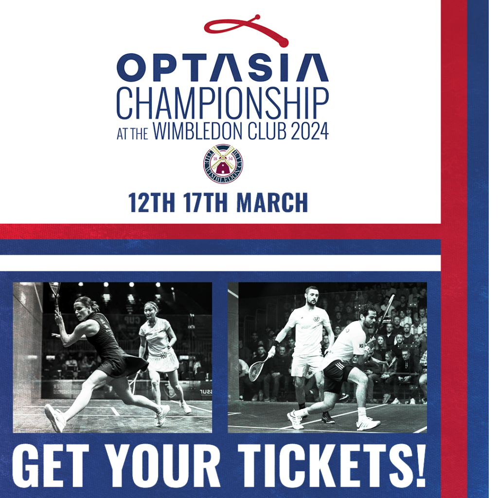 Optasia Championship | 🏆 Squash | Preview and ticket info