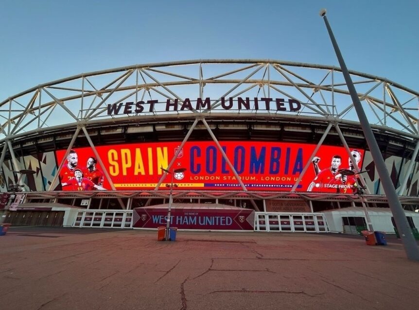 Spain v Columbia London Stadium | ⚽️ Spectator information